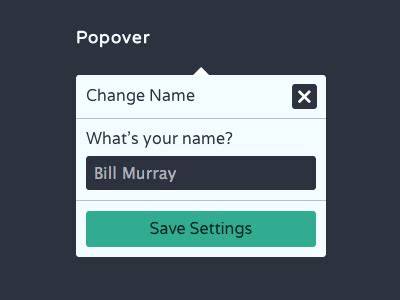 Popover Menu By Ryan Glover On Dribbble