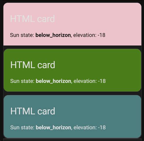 How To Set Different Background Color Image For Cards In Lovelace Using