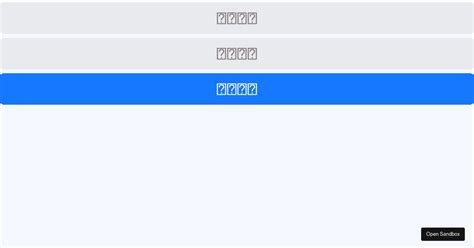 React Forked Codesandbox