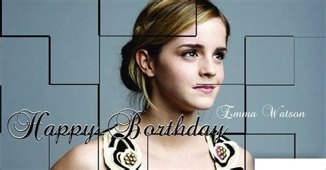 Happy Birthday Emma Watson Art Castle