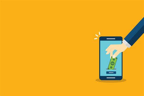 기부 기부 개념 스마트폰에 달러 지폐와 기부 상자를 가진 인간의 손 0명에 대한 스톡 벡터 아트 및 기타 이미지 0명 건강관리와 의술 공유 개념 Istock