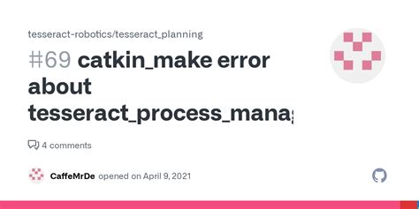Catkin Make Error About Tesseract Process Managers Issue 69 Tesseract Robotics Tesseract