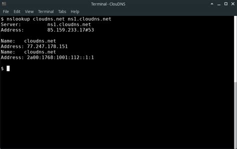 Domain Name Resolution Test Dmainname
