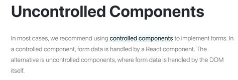 React Input Elements Must Be Either Controlled Or Uncontrolled