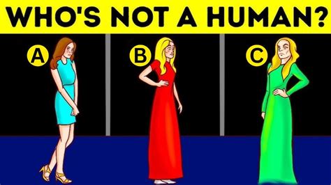 Brain Teaser To Test Your Iq One Of These Women Isnt Human Can You Spot Who In 5 Seconds