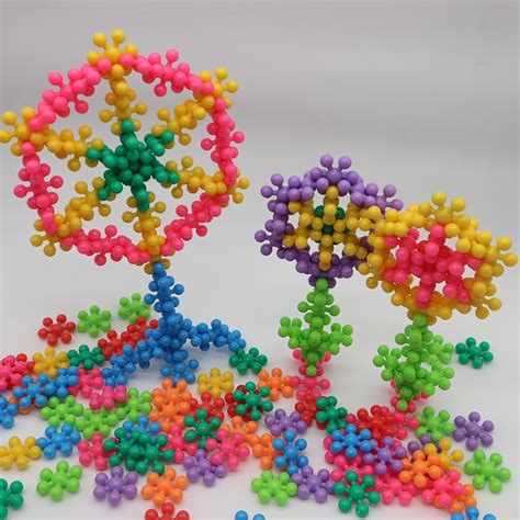 60pcs Building Blocks Connect Toys Interlocking Solid Plastic
