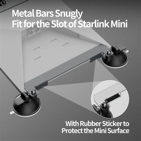Starlink Mini Suction Cup Mount Kit For Car Windows And Sunroofs