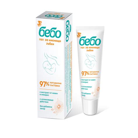 Гел за никнещи зъбки Бебо 20 мл Emag Bg