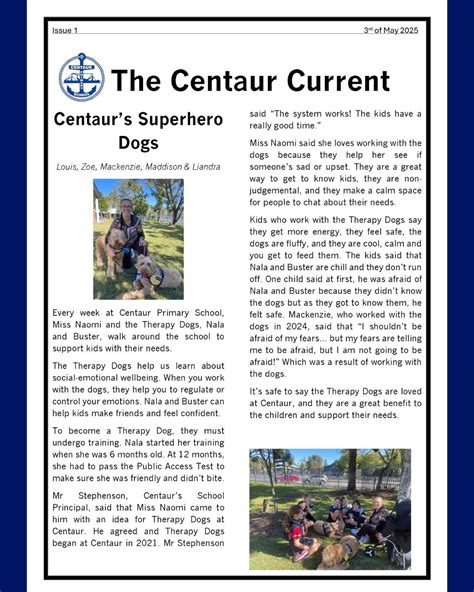 The Centaur Current 📰 As Part Of Centaur Primary School Facebook