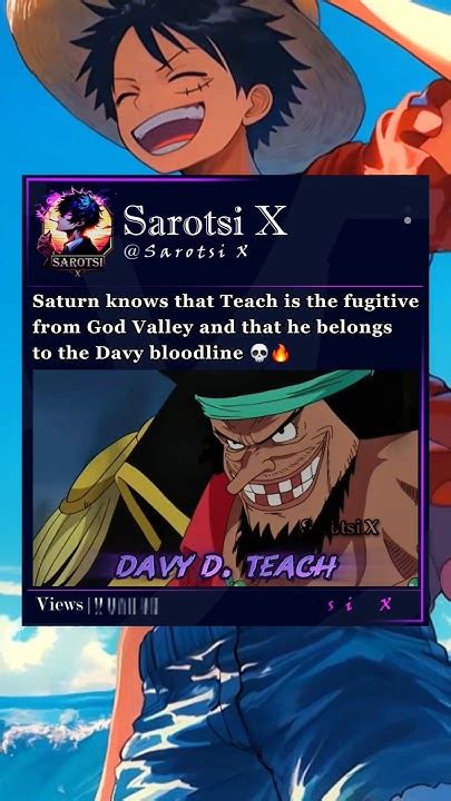 Davy D Teach🔥 Teach Saturn Blackbeard Onepiece Youtube