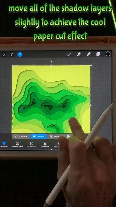 Procreate Paper Cut Out Paper Cut Out Effect In Procreate Shorts