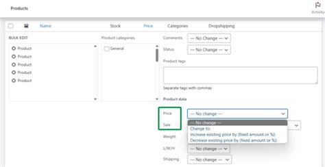 WooCommerce Bulk Price Update Programmatically With A Plugin