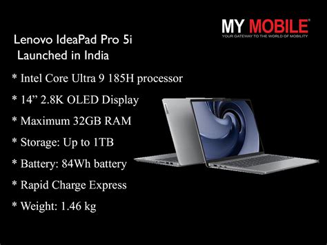 Lenovo Ideapad Pro I Launched In India The First Creator Laptop With Intel Core Ultra