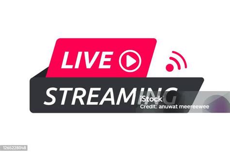 라이브 스트리밍 기호 세트 온라인 방송 아이콘 소셜 미디어에 판매를위한 라이브 스트리밍의 개념 0명에 대한 스톡 벡터 아트 및 기타 이미지 Istock