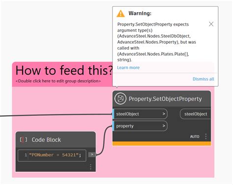 Propertysetobjectproperty Advance Steel Dynamo