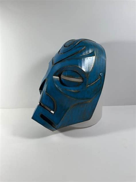 Skyrim Dragon Priest Mask From Elder Scrolls Rahgot Turquoise Blue Gr