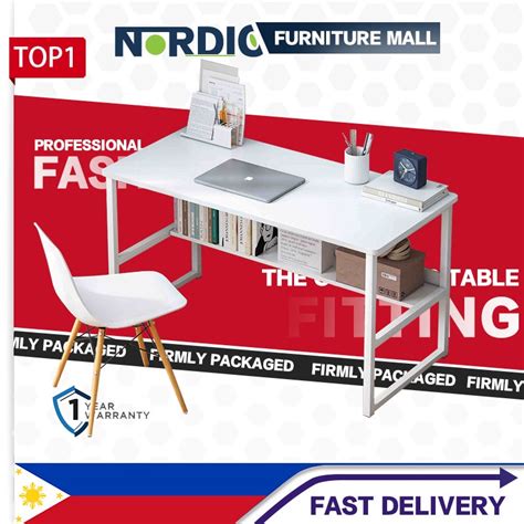 ☬hot Deals Home 120cm Computer Table Student Study Desk Office Desk