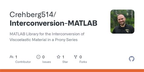 Github Crehberg514interconversion Matlab Matlab Library For The Interconversion Of