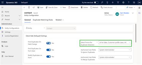 new features in dynamics 365 crm deduped app to detect clean and