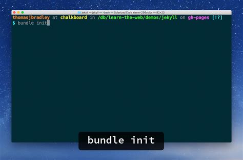 Jekyll Installation · Web Dev Topics · Learn The Web