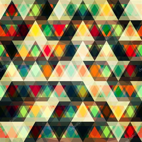 Mosaic Triangles Seamless Pattern Stock Vector Image By ©gudinny 41237267