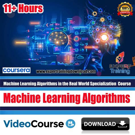 Machine Learning Algorithms In The Real World Course Expert Training