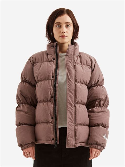 Stussy Ripstop Down Puffer Jacket W Rose Goodhood