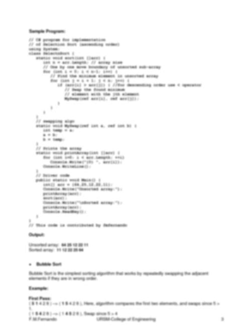 SOLUTION Csharp Programming Sorting Algorithms Studypool