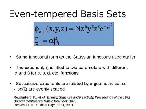 Basis Sets And Pseudopotentials презентация доклад проект скачать