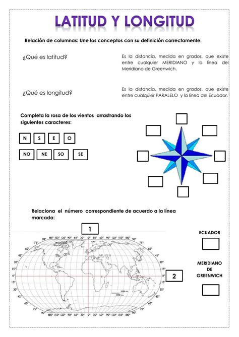 ejemplos de latitud y longitud en un mapa varios ejemploscarta de