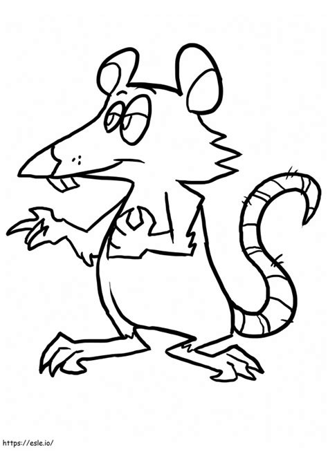 Goofy Rabbit Cosplay Coloring Page