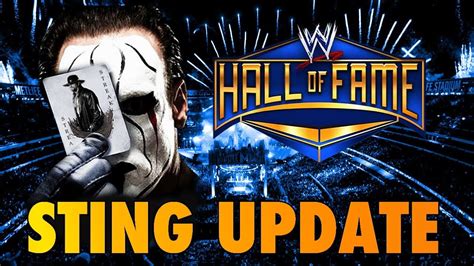 Wwe Sting To Be Inducted Into The Hall Of Fame At Wrestlemania 31 Youtube