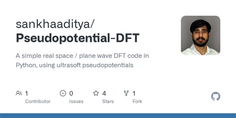 Github Sankhaaditya Pseudopotential Dft A Simple Real Space Plane Wave Dft Code In Python
