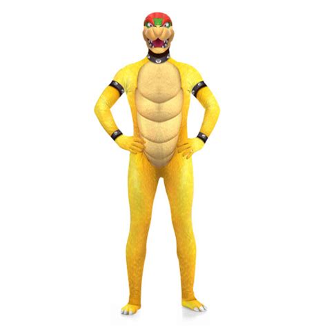 Yellow M Super Mario Bowser Yoshi Piranha Plant Buzzy Beetle Cosplay Leotard Costumes On Onbuy