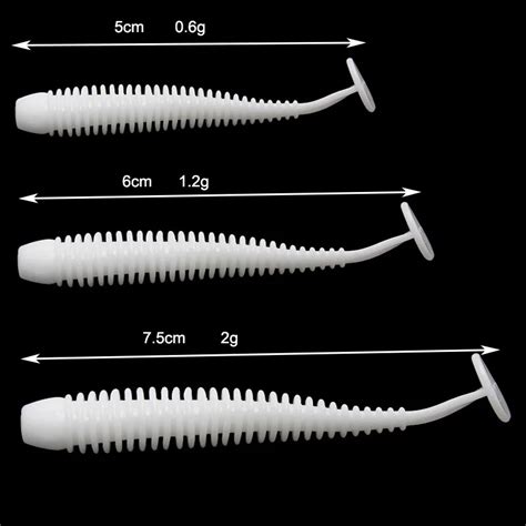 2 шт образец 5 см 6 см 7 5 см мягкая резиновая приманка наживка Мормышка мягкий воблер червяк