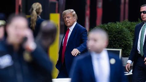 Former President Trump Arrives In New York Ahead Of Arraignment