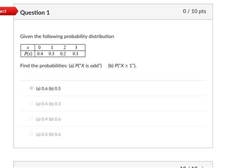 solved rect question 1 0 10 pts given the following