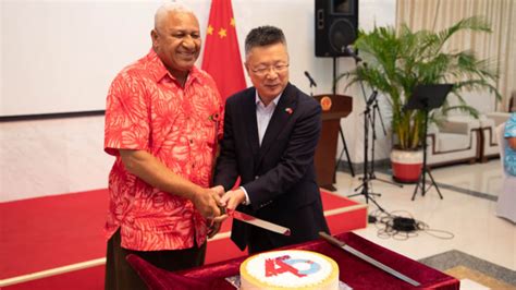 China Fiji Relationship Is At Its Best Right Now Bo