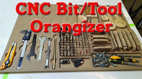Cnc Bit And Tool Organizer Etsy