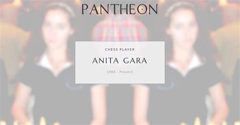 Anita Gara Biography Pantheon