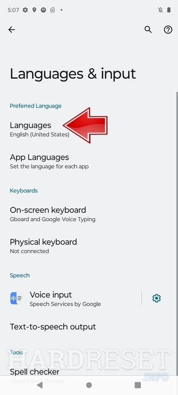 How To Change Language On MOTOROLA Moto G HardReset Info