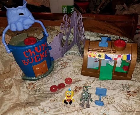 Fisher Price Imaginext Spongebob Squarepants Krusty Krab Playset Mattel