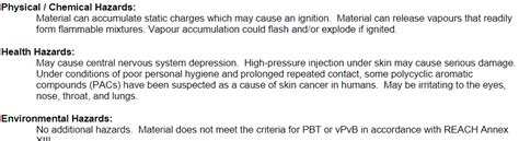 Ghs Safety Data Sheets Explained Section