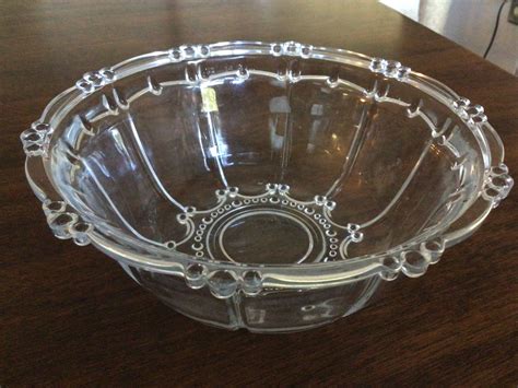Vintage Clear Glass Serving Bowl Decorative Crystal Candy Dish Etsy