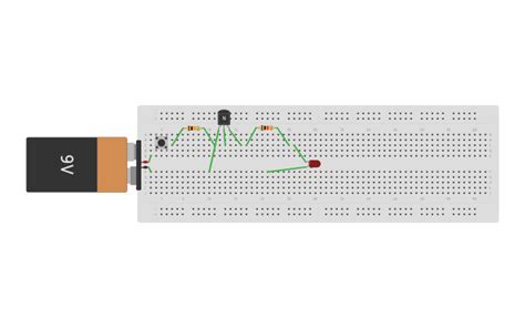 Circuit Design Not Gate Tinkercad