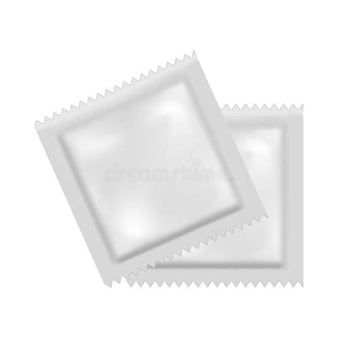 Set Of Packaging With A Condom For Your Design And Logo Realistic