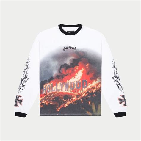 Godspeed Shirts Godspeed Mens Hollywood Inferno Thermal Long