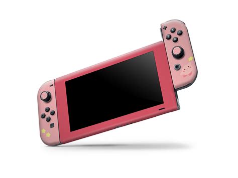 Kirby Nintendo Switch Skin Cute Pink Switch Oled Console Joycons Vinyl