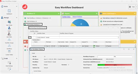 View Easy Workflow Dashboard Easy Workflow