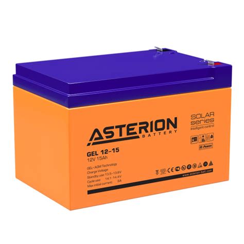 Батарея для ИБП ASTERION BATTERY Delta GEL 12-15 купить по выгодной ...